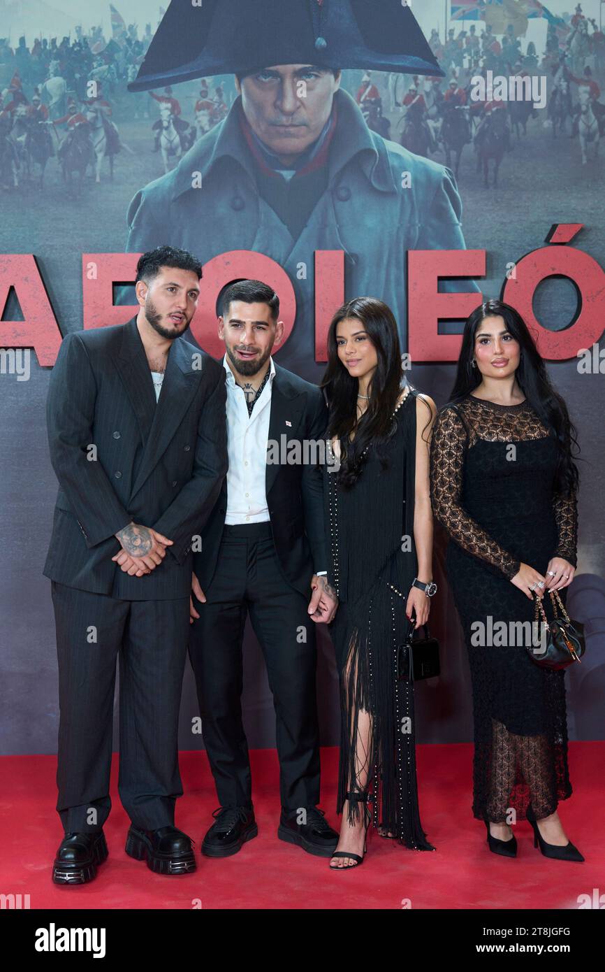 Madrid. Spain. 20231120, Omar Montes, Lola Romero, Ilia Topuria ...