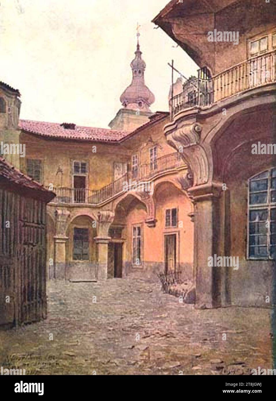 Vaclav Jansa - Staromestske namesti, U zlate hvezdy Stock Photo - Alamy