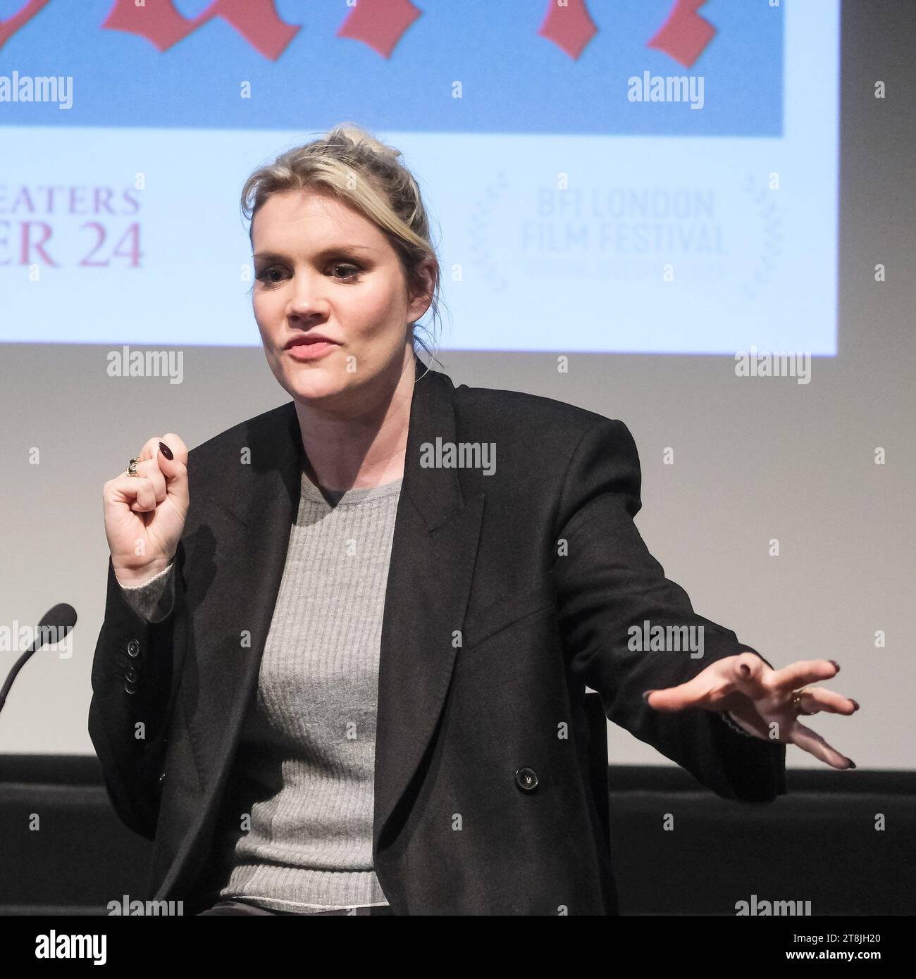 London, UK. Emerald Fennell photographed attending the Mark Kermode in ...