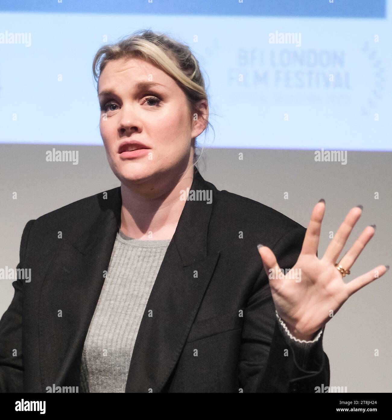 London, UK. Emerald Fennell photographed attending the Mark Kermode in ...