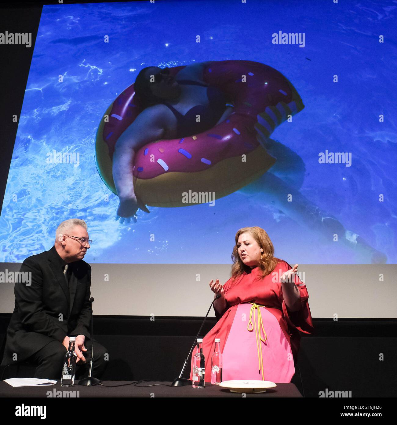 London, UK. Mark Kermode and Jeanie Finlay photographed attending the ...