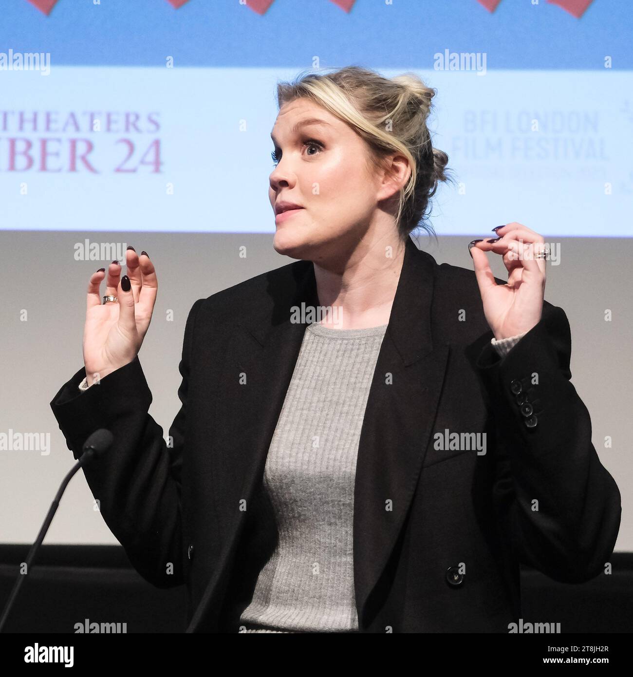 London, UK. Emerald Fennell photographed attending the Mark Kermode in ...