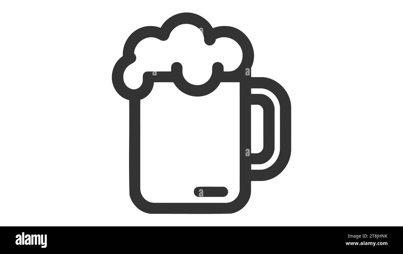 Beer Icon Isolated Beer Symbol Vector Design Illustration Eps 10 Stock ...