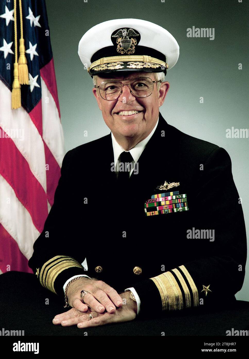 VADM Michael P. Kalleres, USN (covered Stock Photo - Alamy