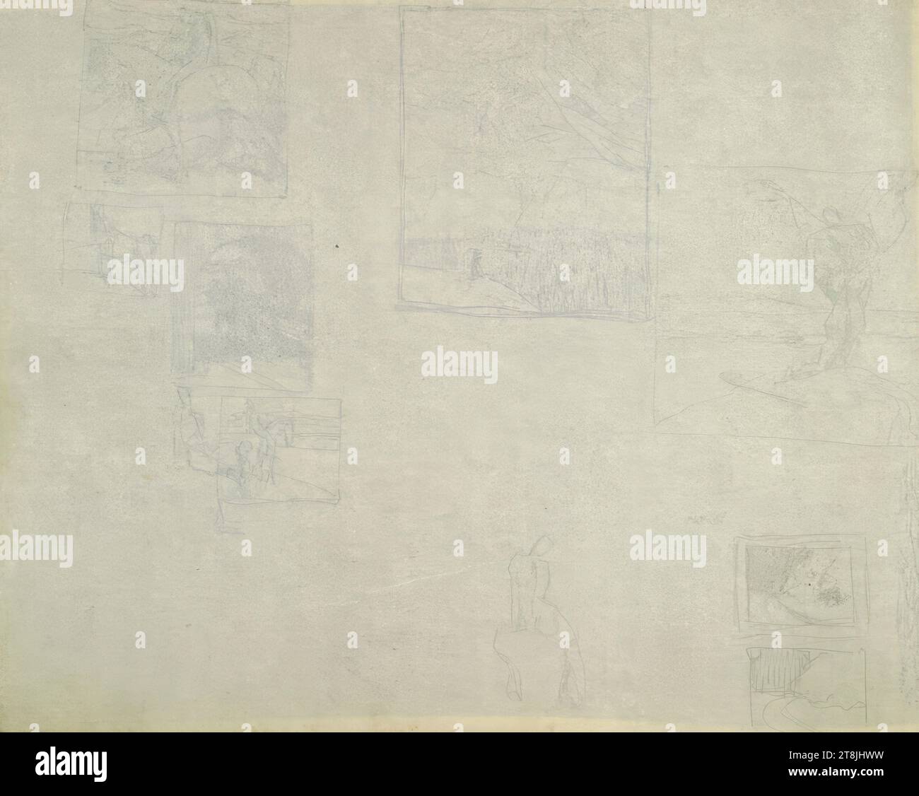 Two small picture designs, sketchpad with 100 paginated pages ...