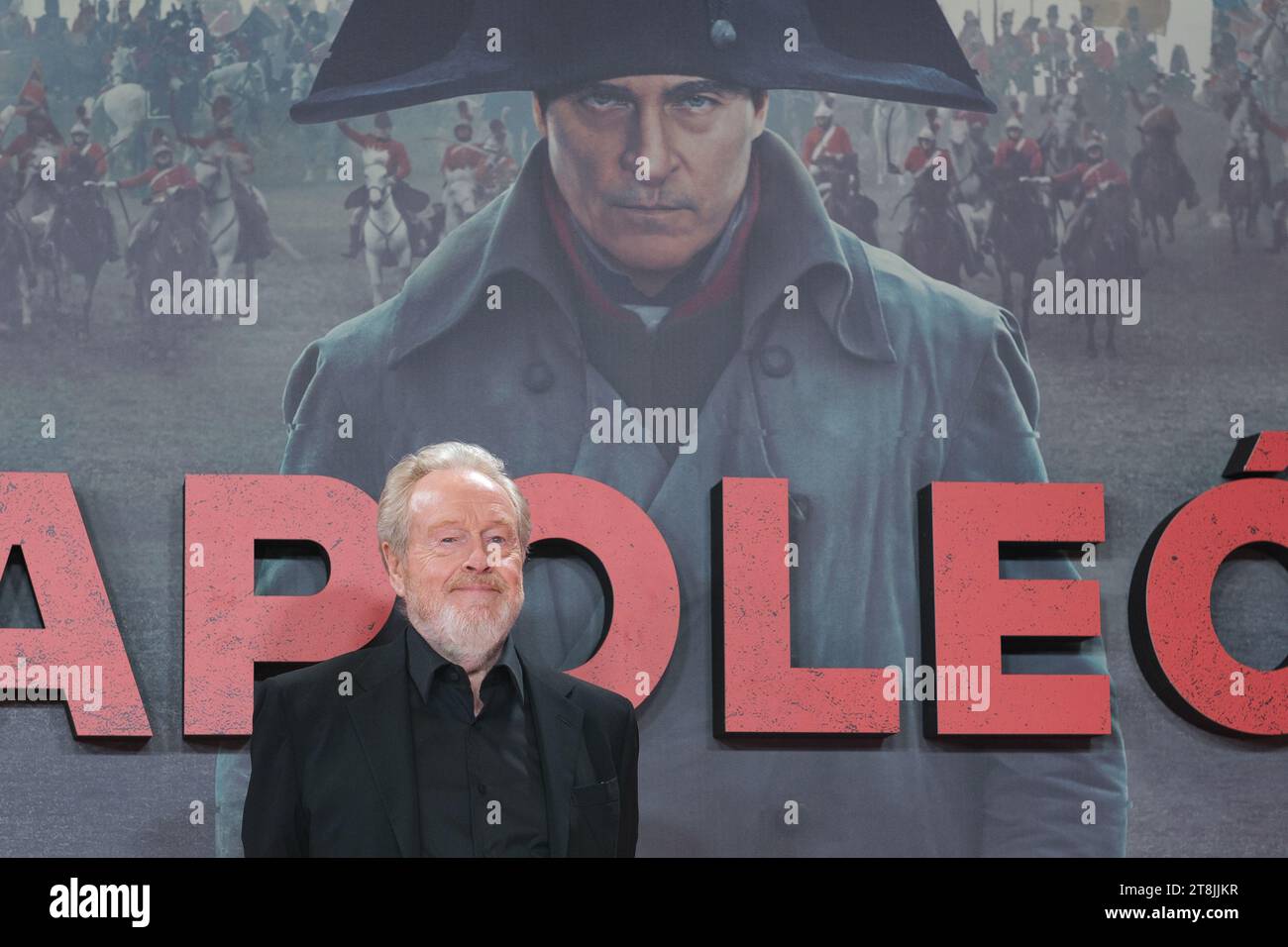 Ridley Scott attend the photocall of the premiere of the film NAPOLEON ...