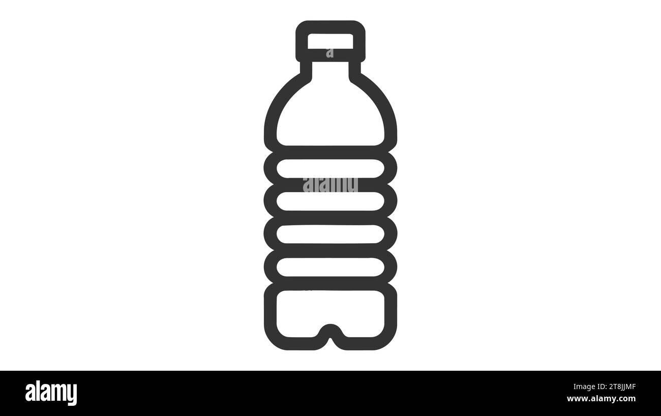 Water bottle line icon on white background Stock Vector Image & Art - Alamy