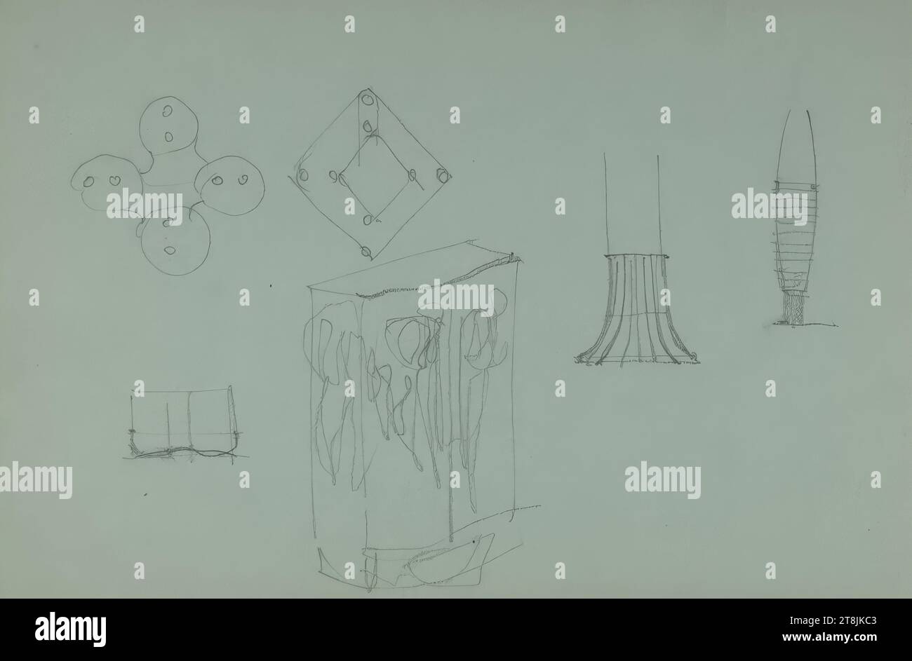 Architectural studies?, Farmer Leopold's sketchbook; 44 paginated pages ...