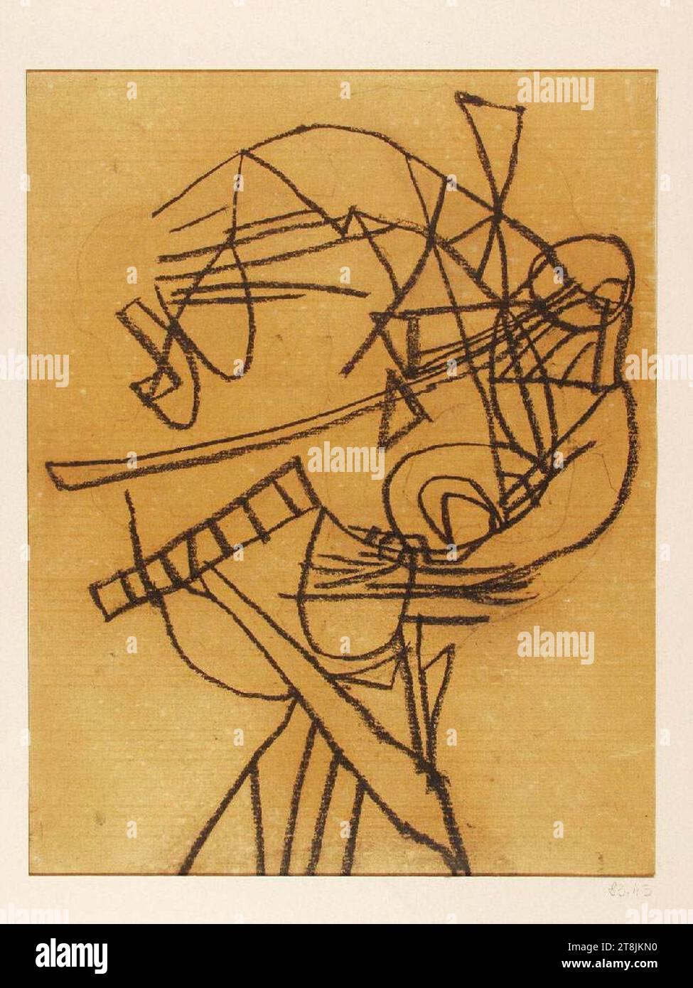 Vajda Abstract Self-portrait 1937 Stock Photo - Alamy