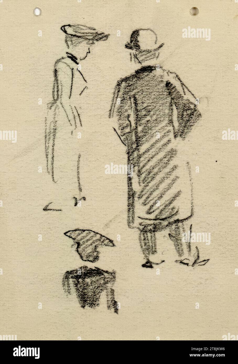 Three figure studies, Josef Engelhart, Vienna 1864 - 1941 Vienna ...