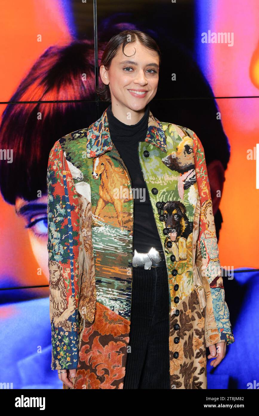 Paris, France. 20th Nov, 2023. Singer and actress Claire Pommet aka ...