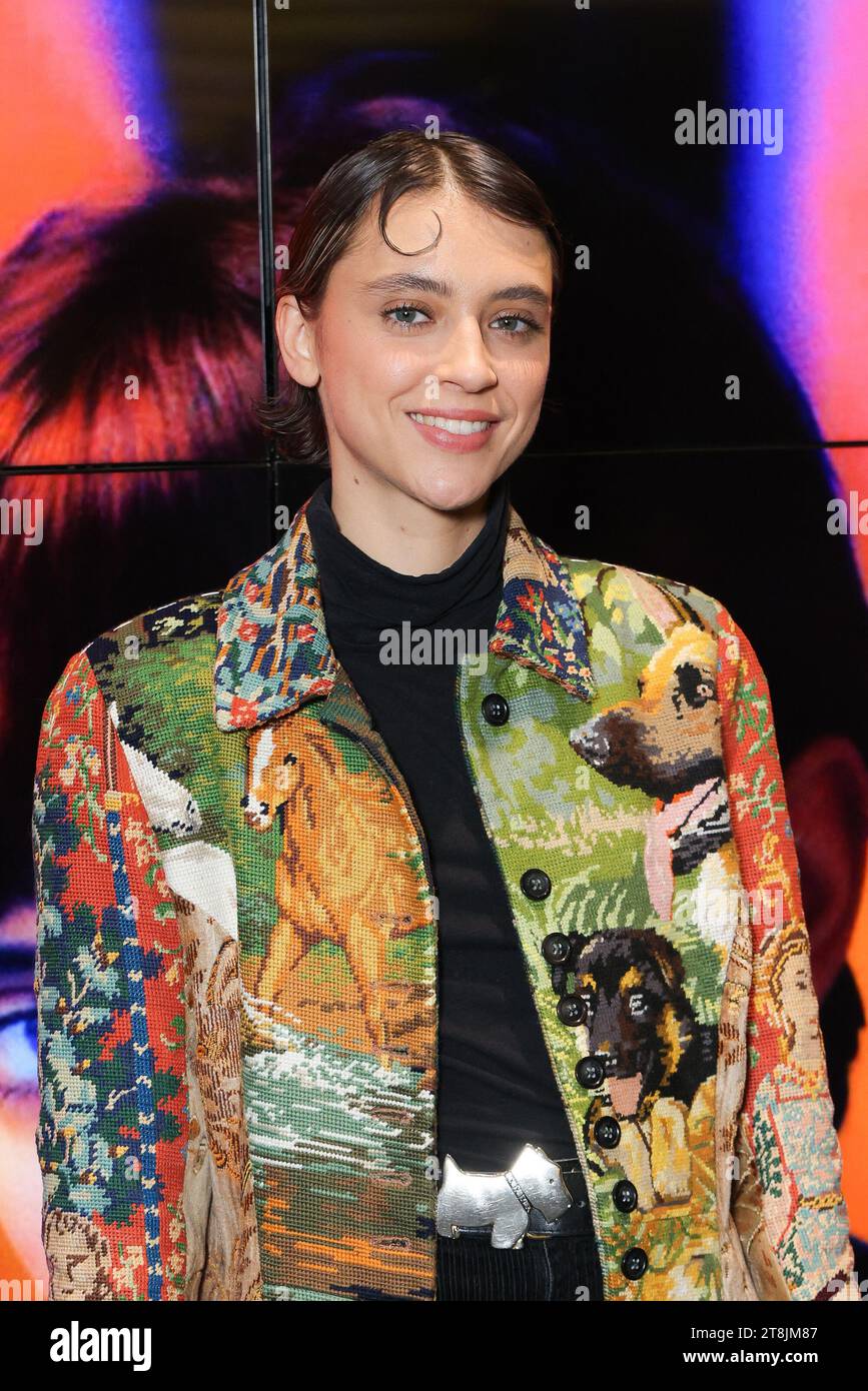 Paris, France. 20th Nov, 2023. Singer and actress Claire Pommet aka ...