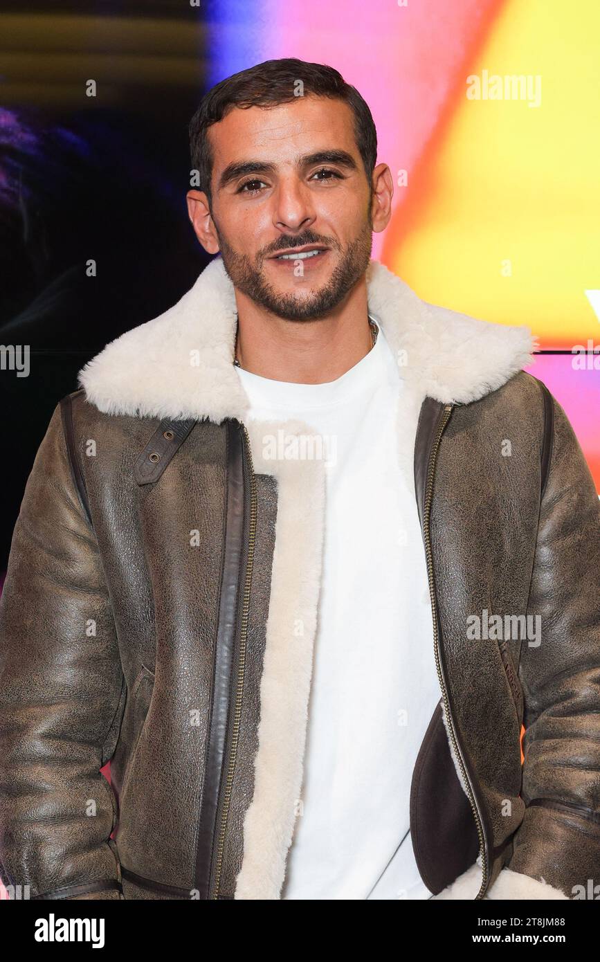 Paris, France. 20th Nov, 2023. Sofiane Zermani aka Fianso attending the premiere of the film La ...