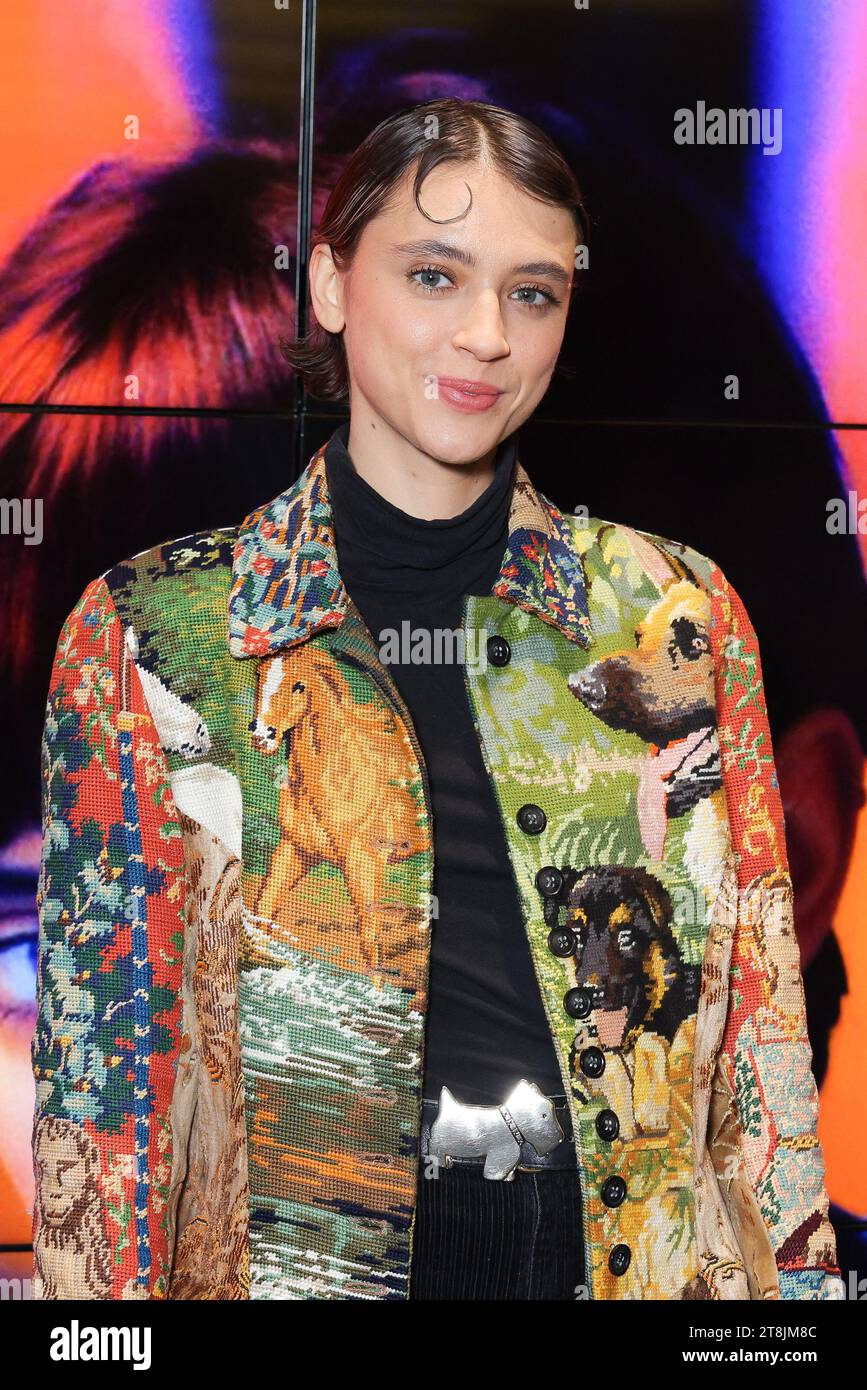 Paris, France. 20th Nov, 2023. Singer and actress Claire Pommet aka ...