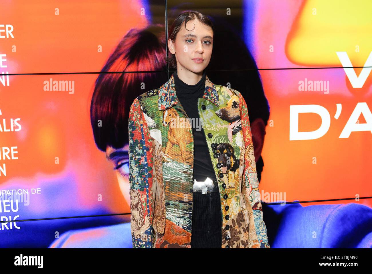 Paris, France. 20th Nov, 2023. Singer and actress Claire Pommet aka ...