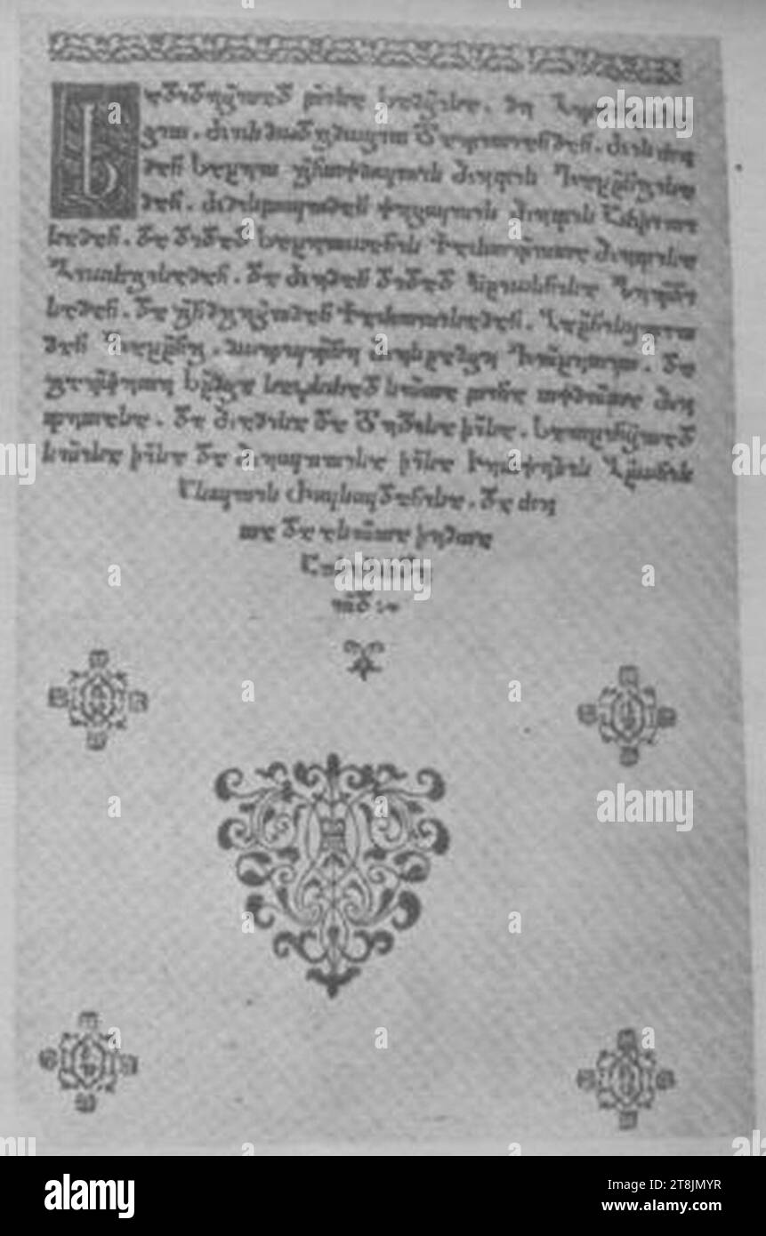 Vakhtang VI testament Stock Photo - Alamy