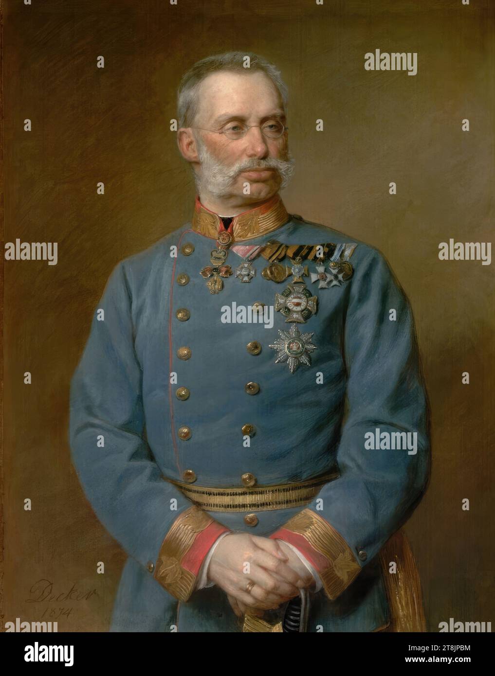 Albrecht Archduke of Austria, 1817-1895, Georg Decker, Budapest 1818/19 ...