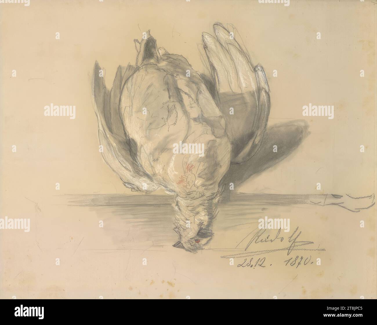 Dead quail, Rudolf Habsburg-Lothringen, Laxenburg Castle 1858 - 1889 ...