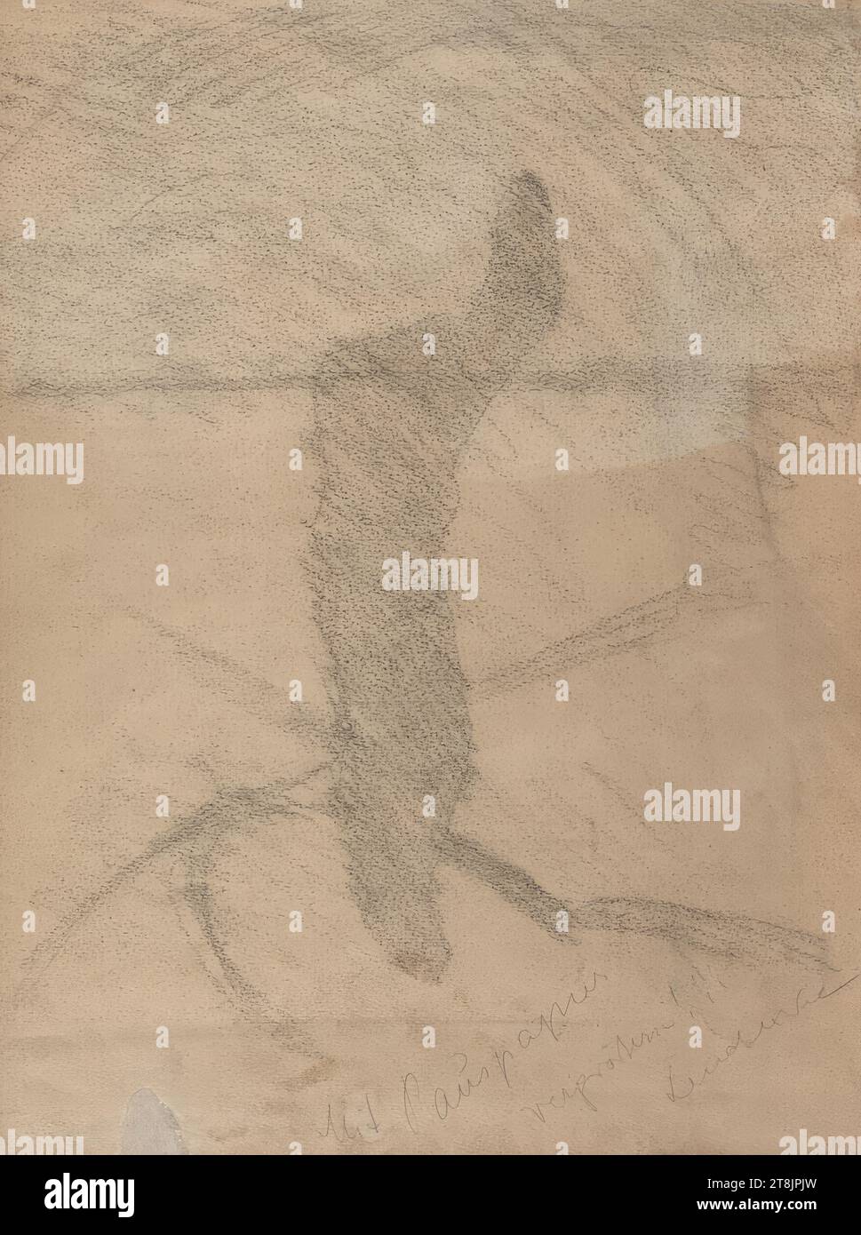 Composition sketch, Otto Lendecke, Lemberg 1886 - 1918 Vienna, drawing ...