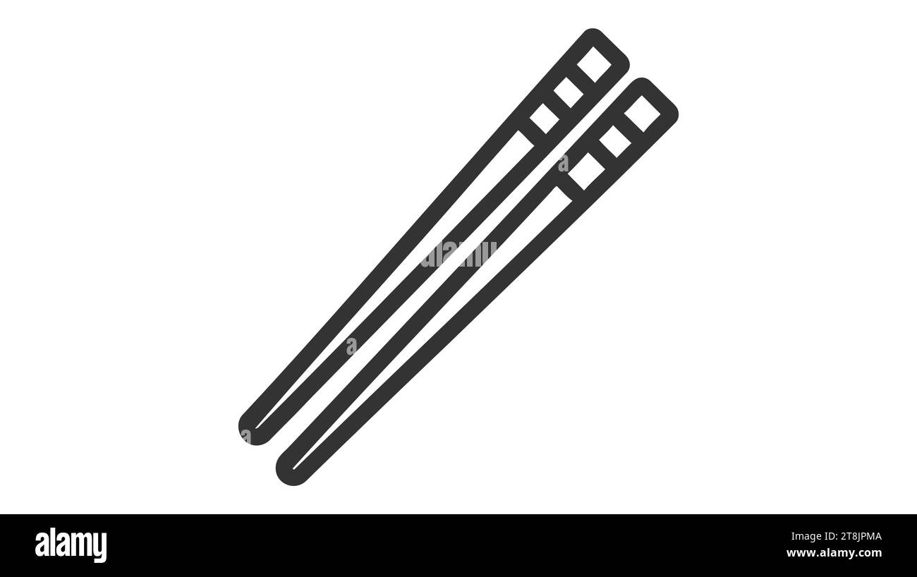 Chopsticks icon on white background Stock Vector Image & Art - Alamy