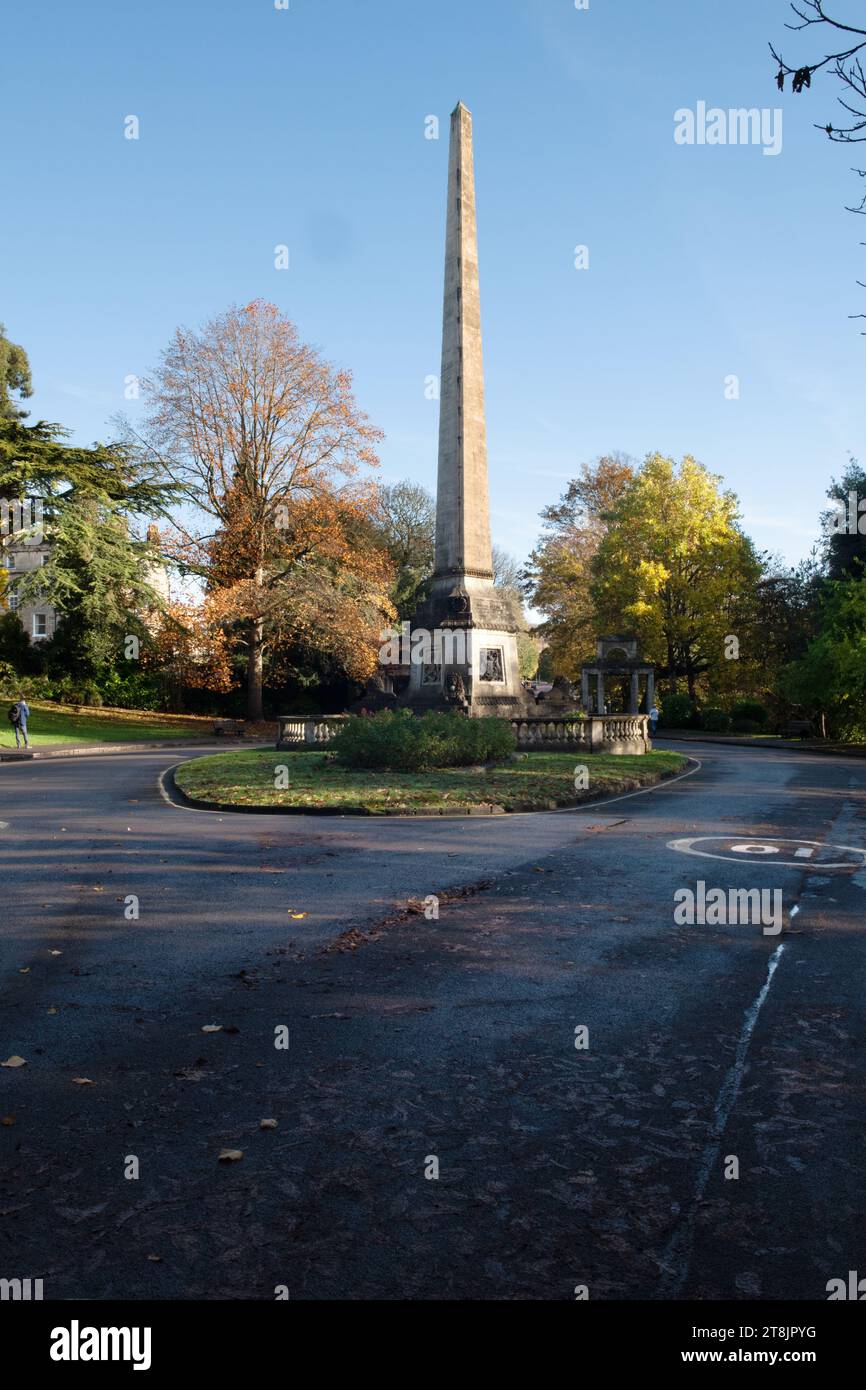 Obelisk Monument to Queen Victoria, Royal Victoria Park, Bath, England ...