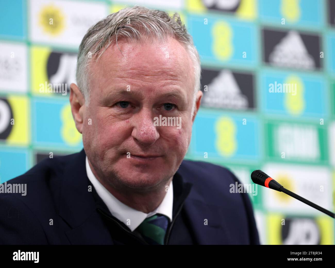 Belfast denmark press conference hi-res stock photography and images ...