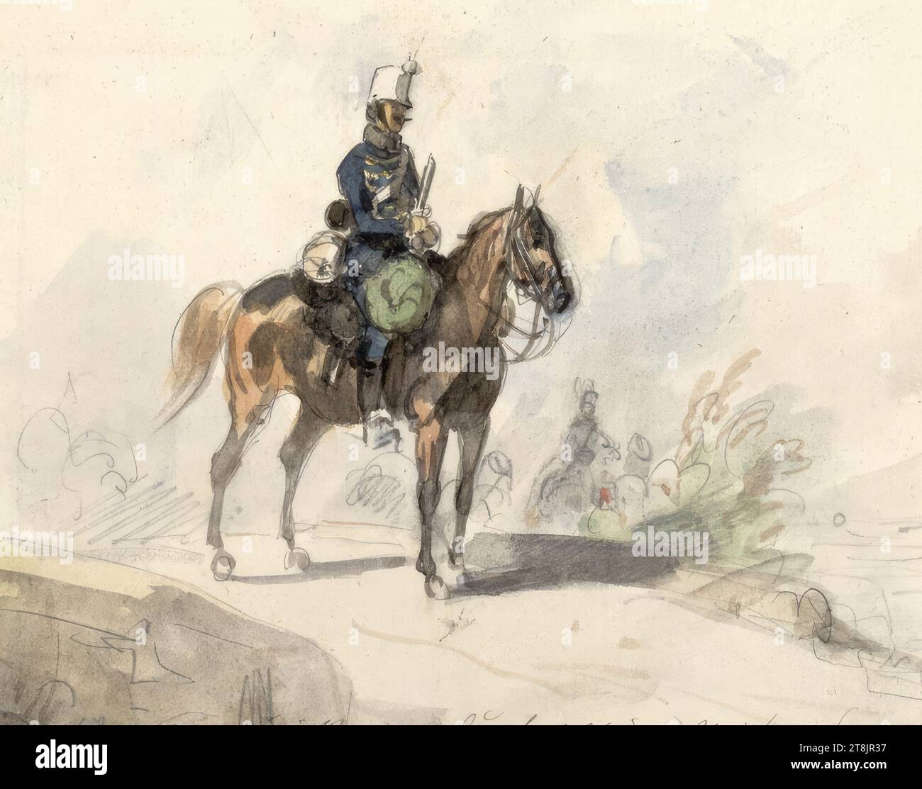 Blue hussar vedette hi-res stock photography and images - Alamy