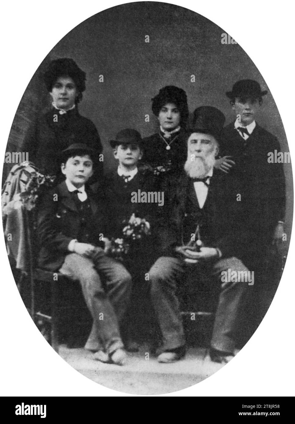 Valdemar Knudsen and family, Vienna, 1885 Stock Photo - Alamy