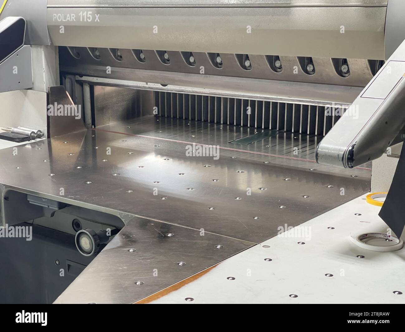 Massive printing machines - events and advertisements sector - factory ...