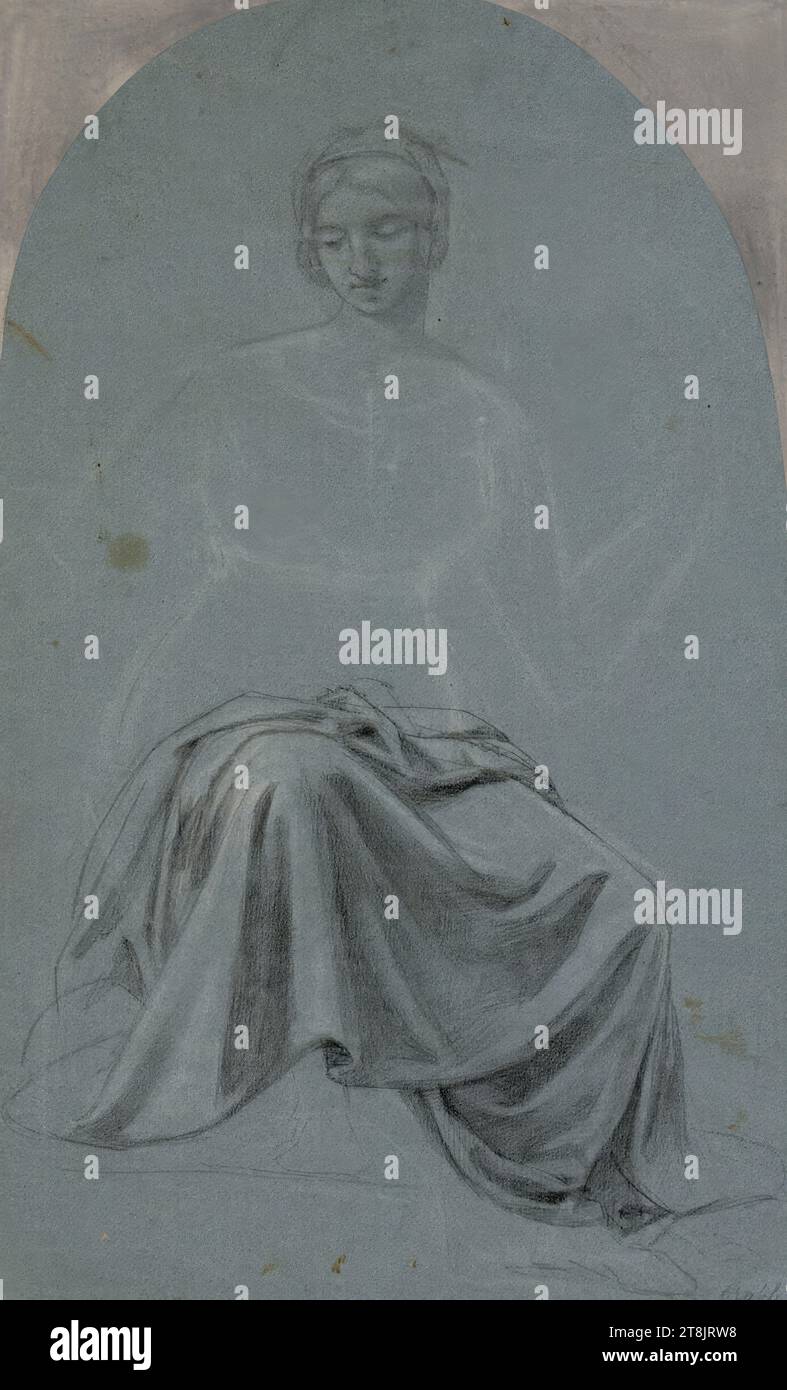 Study of a Maria, Karl Rahl, the Younger, Vienna 1812 - 1865 Vienna ...