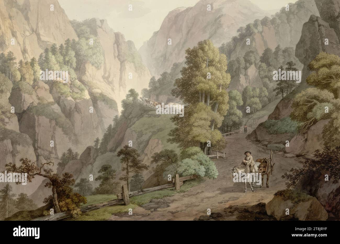 Area at the foot of the Loibl mountain, Ferdinand Runk, Freiburg im ...