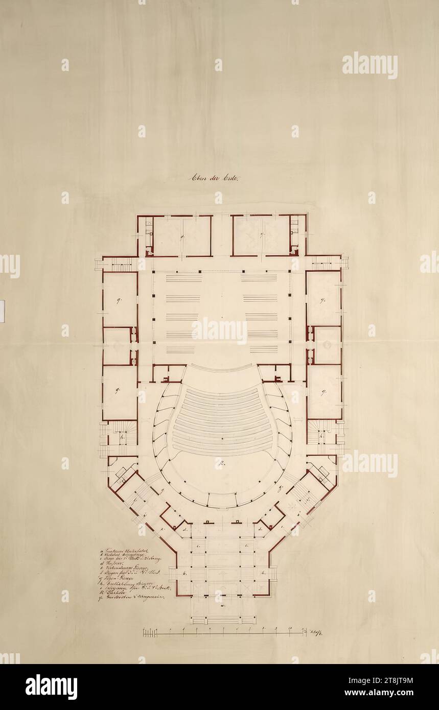 The new German theater in Pest, Josef Schaffer, Austria, 1757-1825 ...