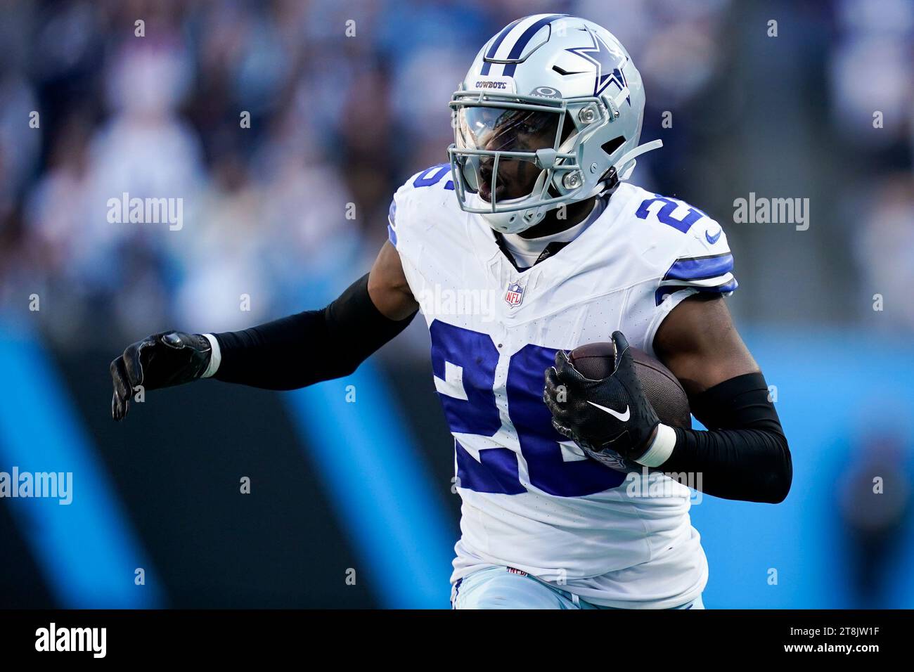 Dallas Cowboys cornerback DaRon Bland runs for a touchdown after ...