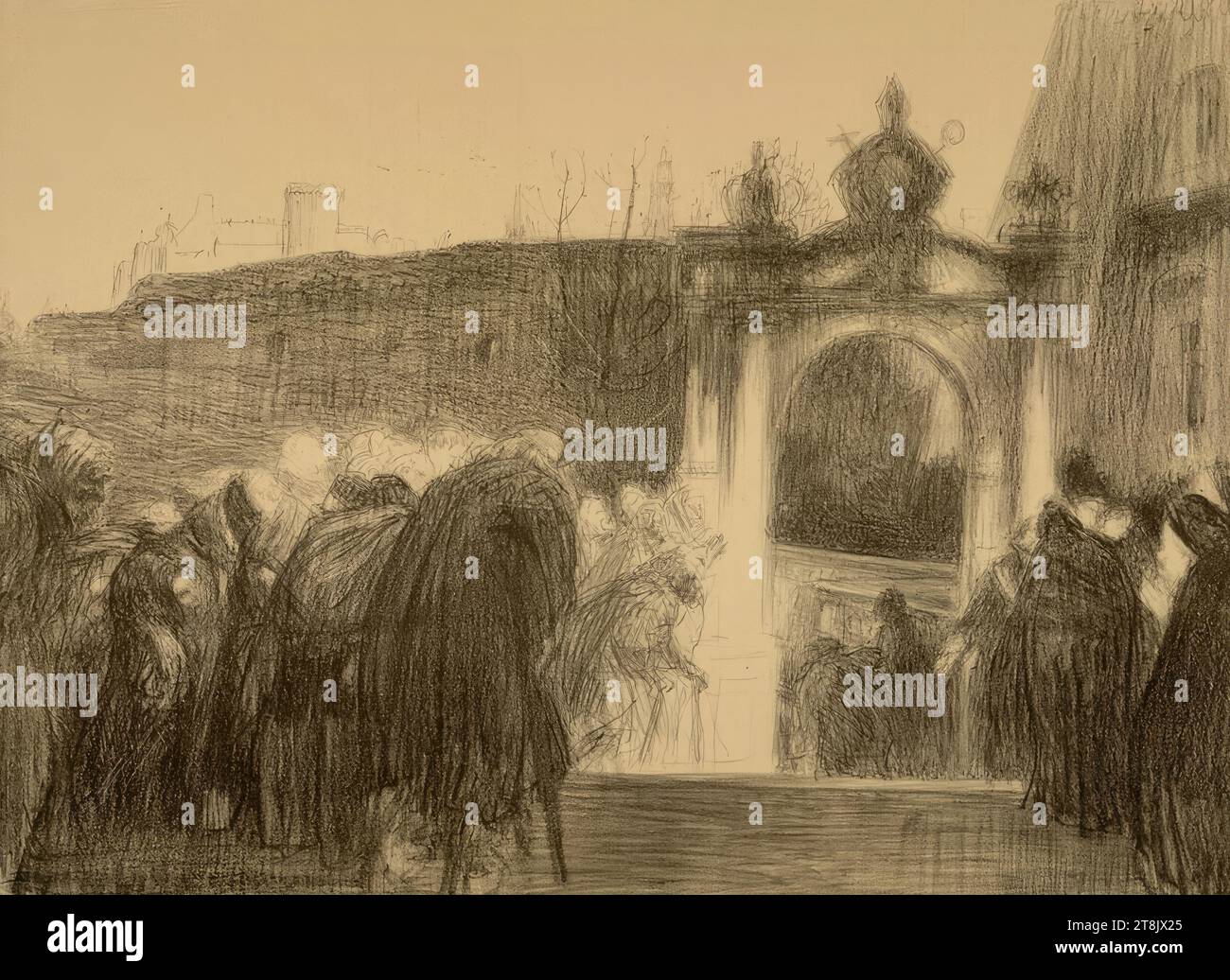 The healing spring, Telsa Polskichgrafików, Kraków 1903, Wojcek ...