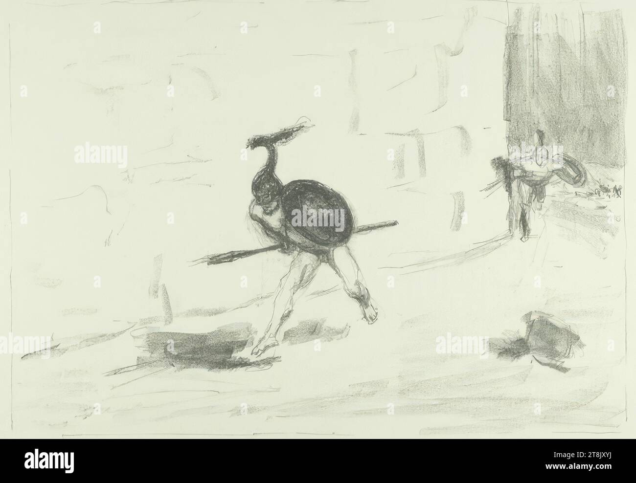 Achilles; Hector's Flight, Achilles - 15 lithographs on the Iliad, Max ...