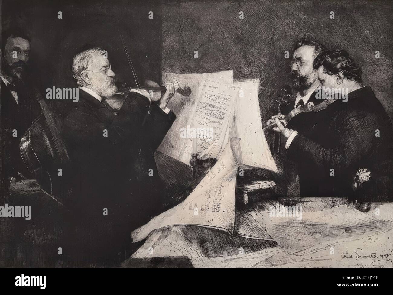 Joachim Quartet, Ferdinand Dirt, Vienna 1870 - 1928 Vienna, 1905 ...