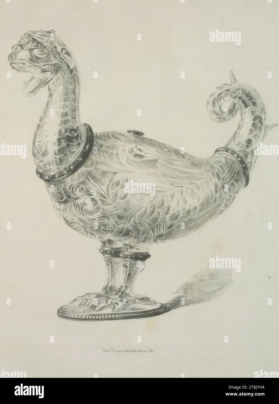 Les gemmes et joyaux de la couronne, Pl. 17, Aiguière de cristal de ...