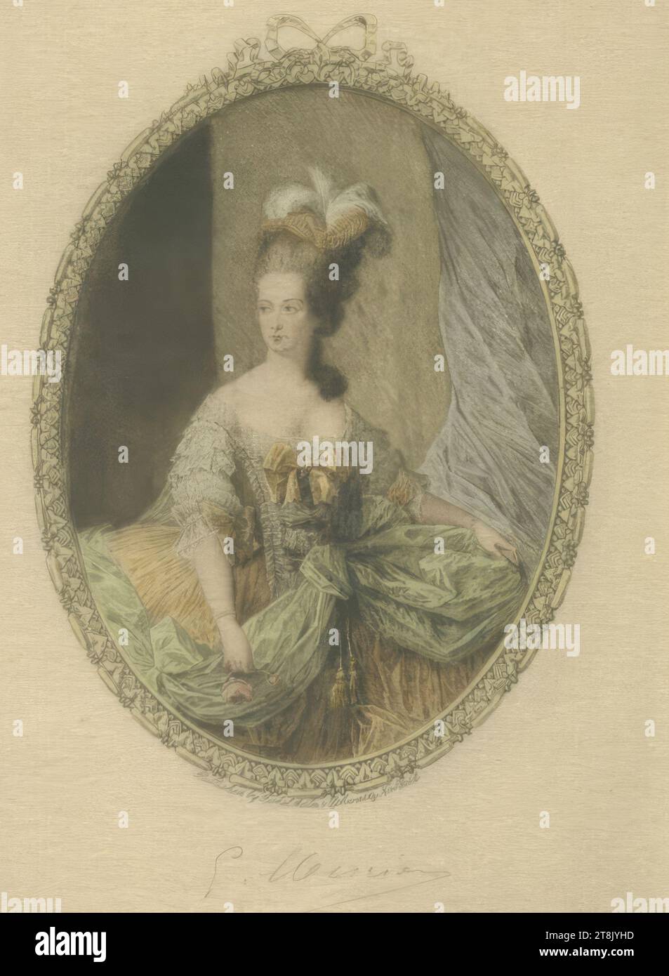 Rococo lady, Gustave Mercier, USA, around, 1858 - 1898/1899, 2nd half ...