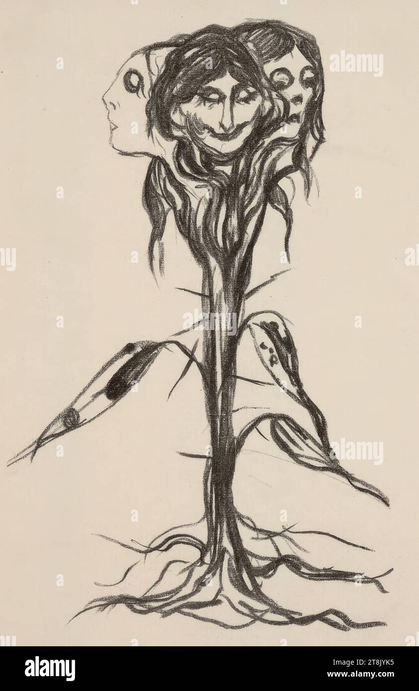 Vignette: Amaryllis, 21-part series: Alfa og Omega, Edvard Munch, Løten ...