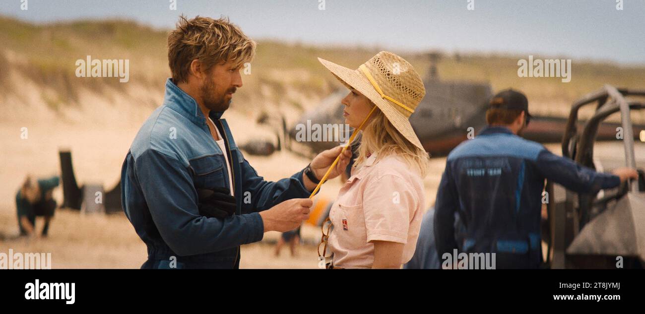 THE FALL GUY, from left: Ryan Gosling, Emily Blunt, 2024. © Universal ...