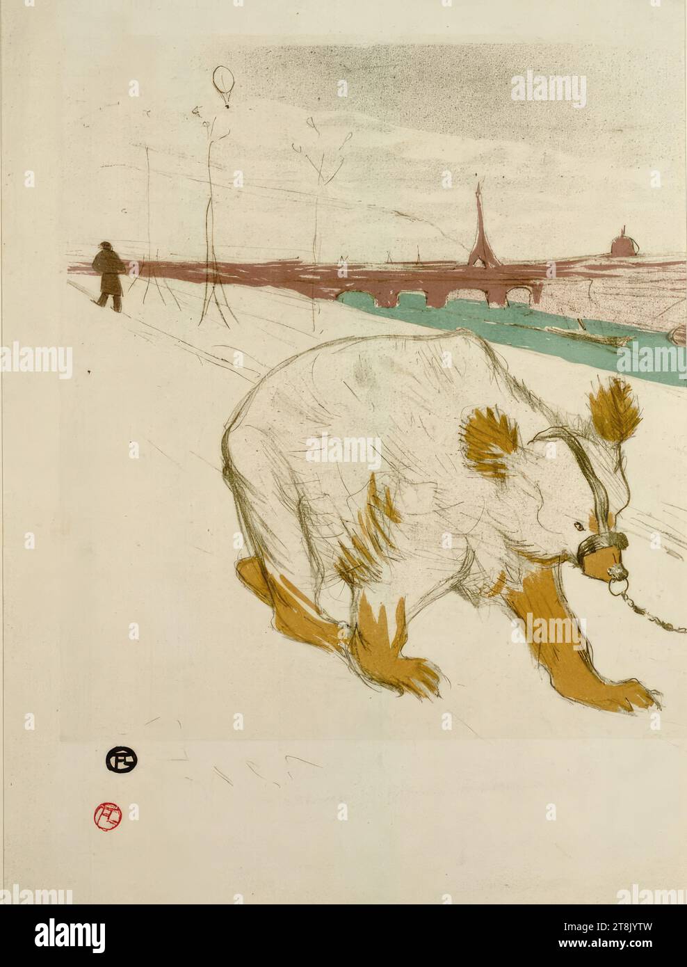 Les Vieilles Histoires, Couverture, left half with bear, Henri de ...