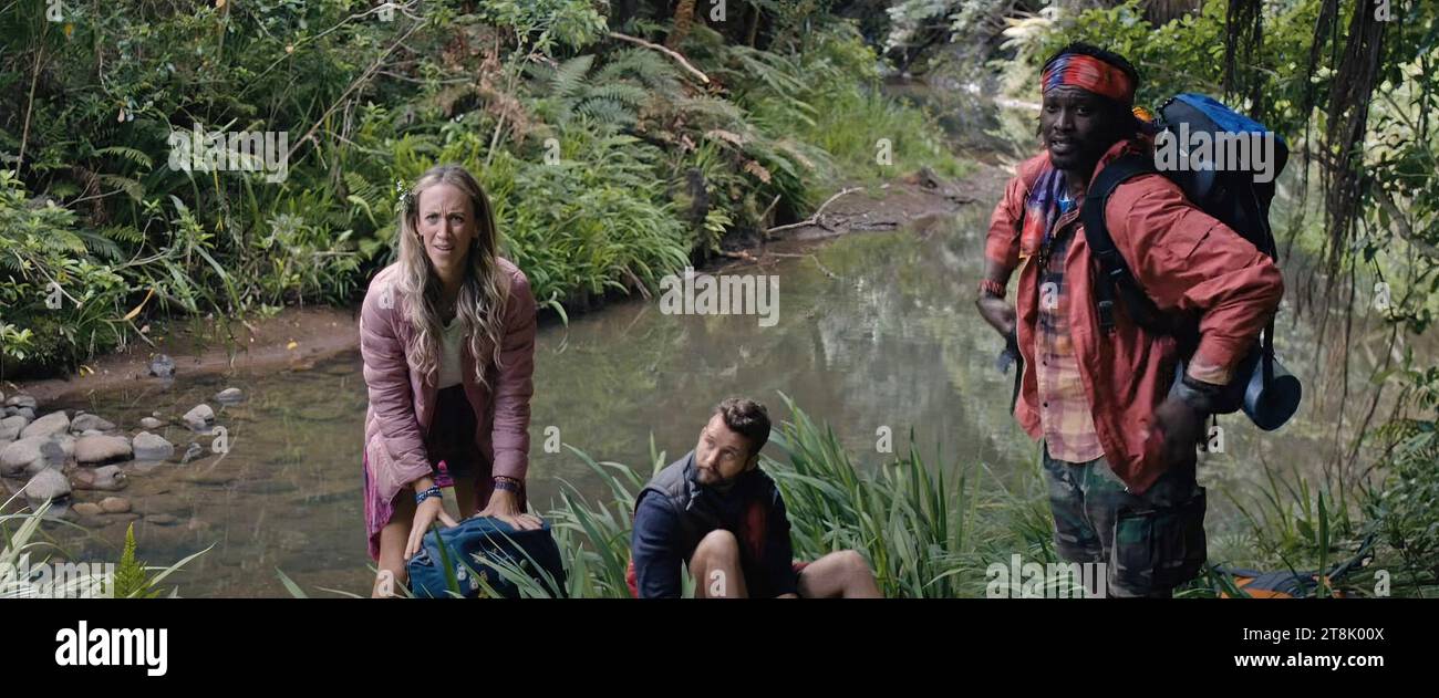 LOOP TRACK, from left: Kate Simmonds, Hayden J. Weal, Tawanda Manyimo ...