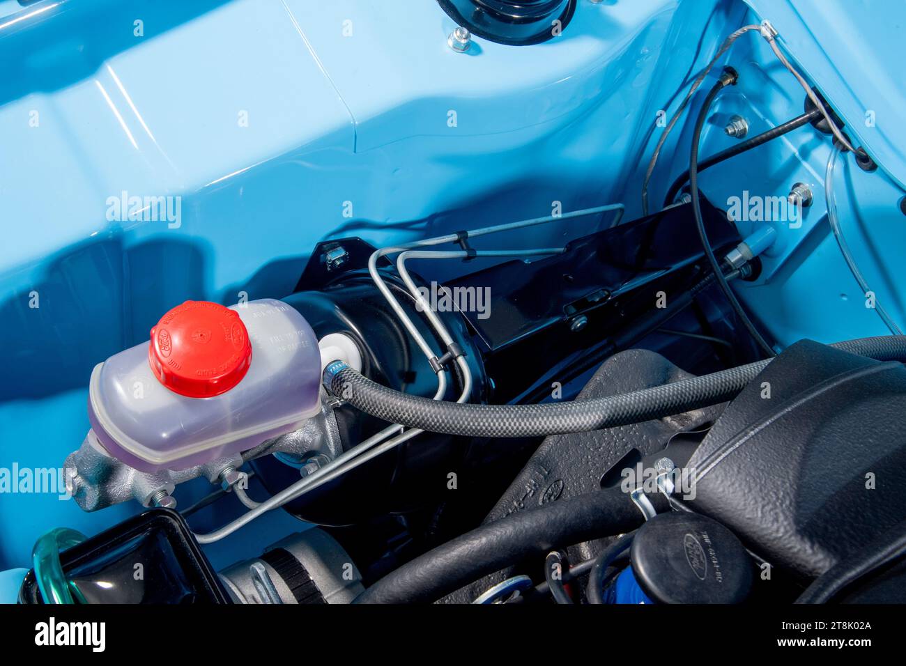 brake master cylinder on a 1973 Mk1 Ford Escort RS2000 classic 1970s ...