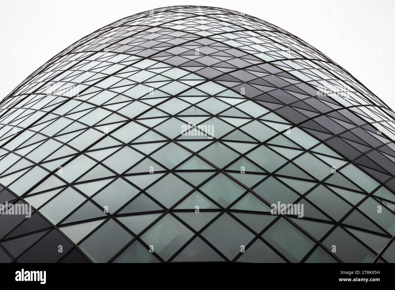 Low angle view of building detail, 30 St Mary Axe, also known as the ... Low angle view of building detail, 30 St Mary Axe, also known as the ...