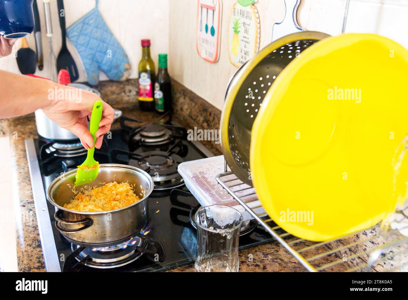 Making rice water hi-res stock photography and images - Alamy