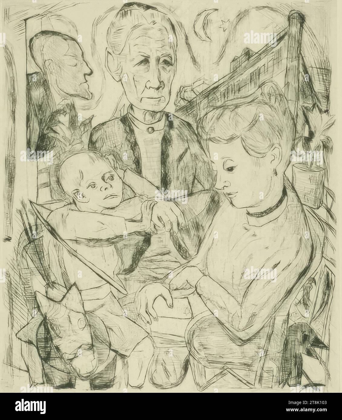 1950 family hi-res stock photography and images - Alamy