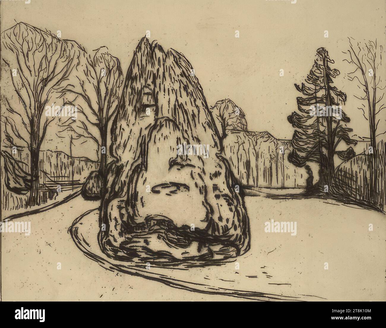 The Garden, series: Leaves from the House of Linde, Edvard Munch, Løten ...