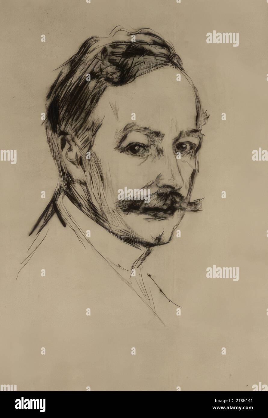 Dr. Max Linde, series: Leaves from the House of Linde, Edvard Munch ...