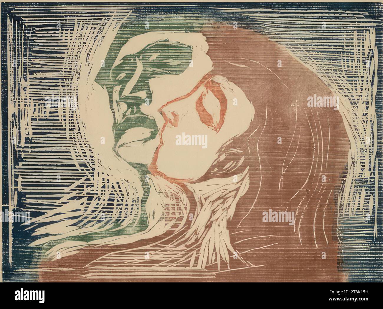 Head by head, Edvard Munch, Løten near Hamar 1863 - 1944 Ekely, 1905 ...