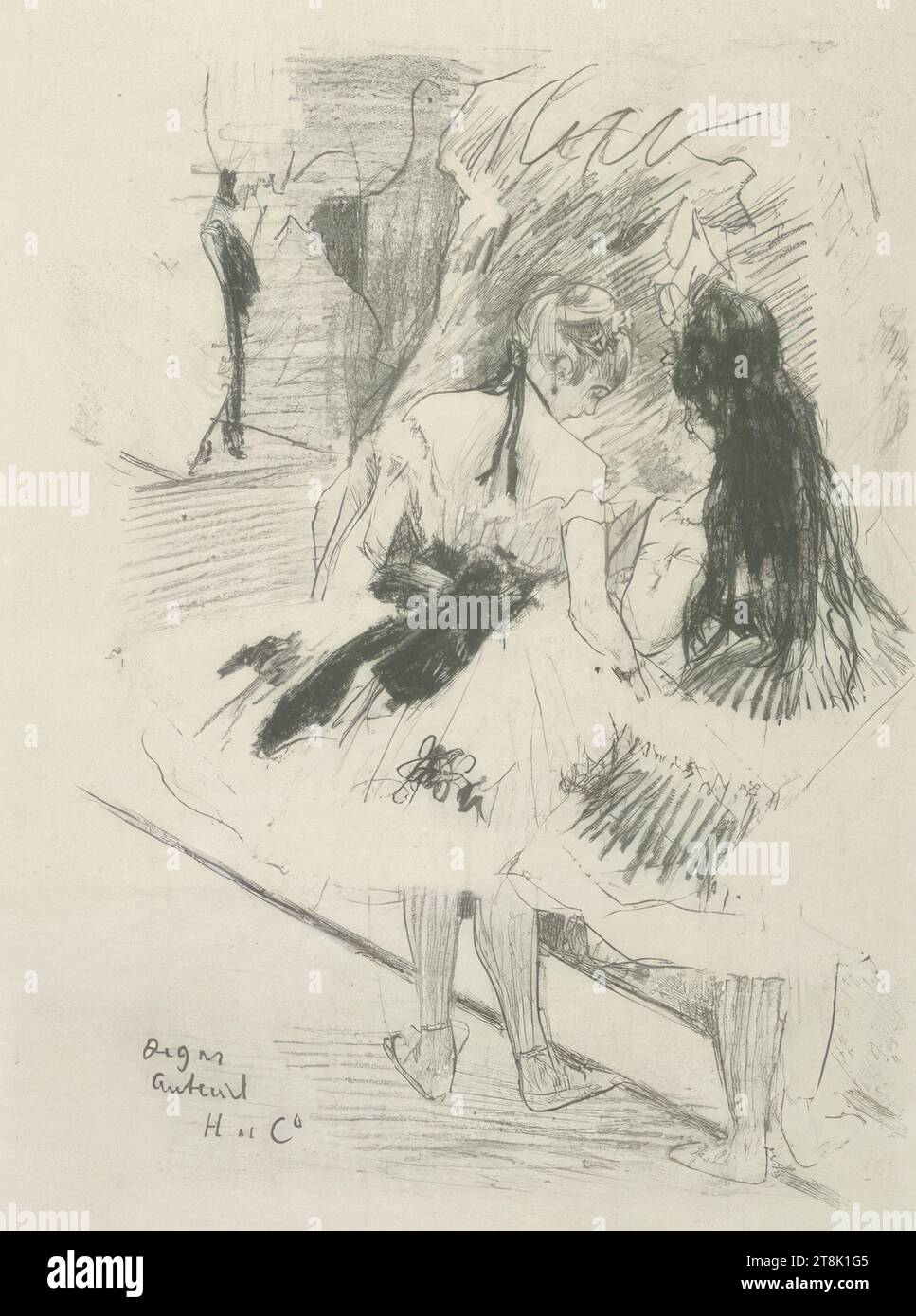 Behind the scenes, Edgar Degas, Paris 1834 - 1917 Paris, around 1878-80 ...